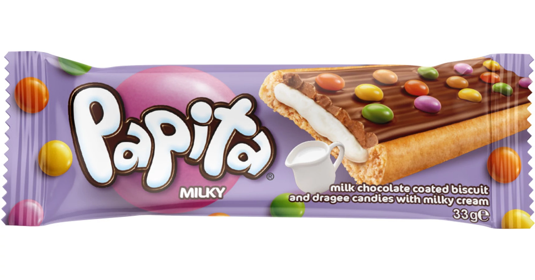 Sölen Papita Szelet Tej 33g